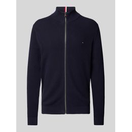 Tommy Hilfiger Strickjacke mit Stehkragen