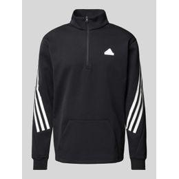 adidas Sportswear Sweatshirt mit Stehkragen und Känguru-Tasche