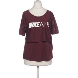 Nike Damen T-Shirt, bordeaux, Gr. 36