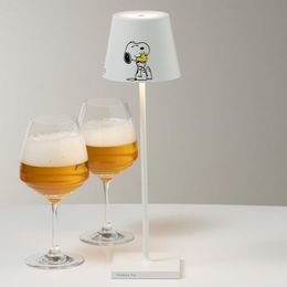 Zafferano Poldina x Peanuts® Tischleuchte LED Akku mit Dimmer Special-Edition, LD0340BP3,