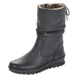 Winterstiefelette Remonte Gr. 36, schwarz Damen Schuhe mit gerafftem Schaft