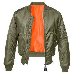 Anorak BRANDIT "Brandit Herren MA1 Bomber Jacket" Gr. L, grün (olive) Herren Jacken