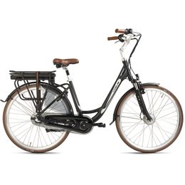 E-Bike VOGUE BIKE "Basic" E-Bikes Gr. 48 cm, 28 Zoll (71,12 cm), schwarz Pedelec, Elektrofahrrad für Damen, Cityrad