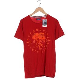 Esprit Herren T-Shirt, rot, Gr. 48