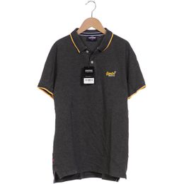 Superdry Herren Poloshirt, grau, Gr. 52