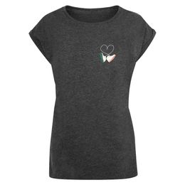 Mister Tee Shirt 'Kicks Love' female Grey size XXL
