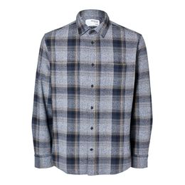 Selected Button Up Shirt 'SLHOwen' male Blue size XXL