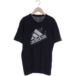 Adidas Herren T-Shirt, marineblau, Gr. 48