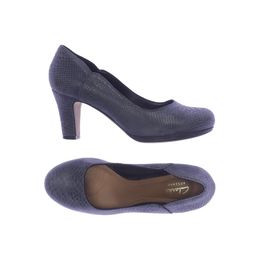 Clarks Damen Pumps, marineblau, Gr. 38