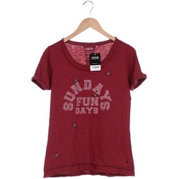 Cecil Damen T-Shirt, bordeaux, Gr. 38