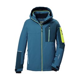 Skijacke Killtec "KSW 391 BYS SKI JCKT" Gr. 128, blau (ocean) Kinder Jacken