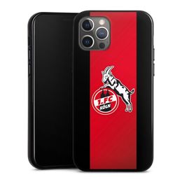 DeinDesign iPhone 12 Pro Handy Silikon H&uuml;lle Case schwarz Handyh&uuml;lle Official Licensed Product Billy Goat Hennes 1. Fc K&ouml;ln