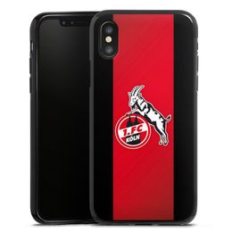 DeinDesign iPhone X Handy Silikon H&uuml;lle Case schwarz Handyh&uuml;lle 1. Fc K&ouml;ln Billy Goat Hennes Official Licensed Product