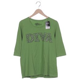 Ulla Popken Damen T-Shirt, grün, Gr. 42