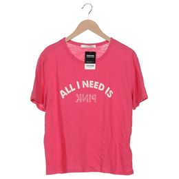 Oui Damen T-Shirt, pink, Gr. 40