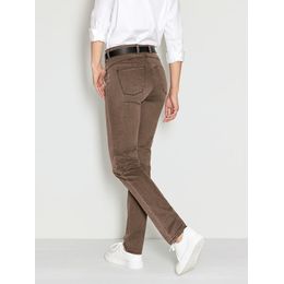 Comfort Plus-Zauber-Jeans Modell Caren Raphaela by Brax beige