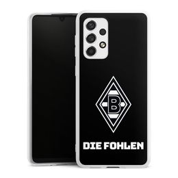 DeinDesign Galaxy A33 5G Handy Silikon H&uuml;lle Case transparent Handyh&uuml;lle Gladbach Borussia M&ouml;nchengladbach Die Fohlen Silikon Case
