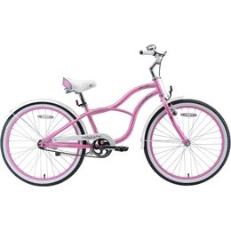 Jugendfahrrad Bikestar Fahrräder Gr. 32 cm, 24 Zoll (60,96 cm), rosa (pink) Kinder für Damen