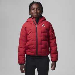 Jordan Puffer-Jacke (ältere Kinder) - Rot