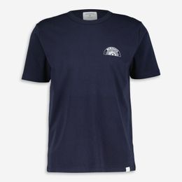 TK Maxx Schwarzblaues T-Shirt mit Logodrucken