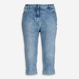 TK Maxx Blaue Capri-Jeans mit Waschung