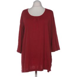 Ulla Popken Damen Langarmshirt, rot, Gr. 54