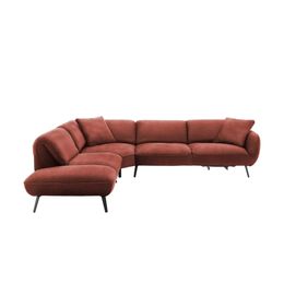 pop Ecksofa Ventus ¦ rot ¦ Maße (cm): B: 304 T: 246