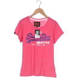 Superdry Damen T-Shirt, pink, Gr. 42