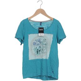 Cecil Damen T-Shirt, blau, Gr. 38