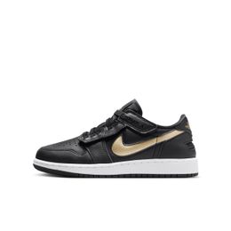 Air Jordan 1 Low FlyEase Schuh (ältere Kinder) - Schwarz