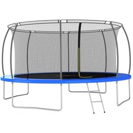 Trampolin-Set Rund 460×80 cm 150 kg vidaXL