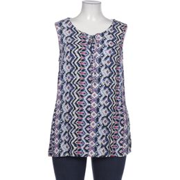 Ulla Popken Damen Bluse, blau, Gr. 42