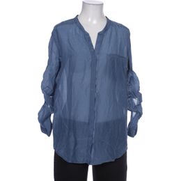 BOSS Orange Damen Bluse, blau, Gr. 34