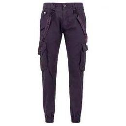 Cargohose Alpha Industries "Alpha Industries Men - Pants Utility Pant" Gr. 28, Normalgrößen, lila (plum) Herren Hosen