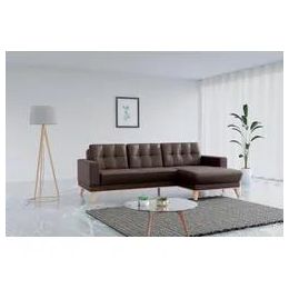 Sit & More Ecksofa SIT&MORE "Lavida L-Form" Sofas Gr. B/H/T: 279 cm x 90 cm x 167 cm, Microfaser, Recamiere rechts, ohne Kipper-ohne Bettkasten-3 Rückenkissen-belastbar bis 495 kg, grau (anthrazit) wahlweise mit Kippfunktion und Bettkasten