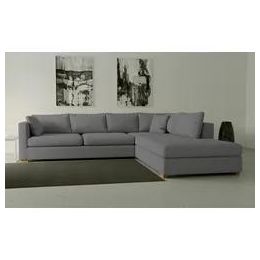 Guido Maria Kretschmer Home & Living Ecksofa GUIDO MARIA KRETSCHMER HOME & LIVING "Arles, L-Form" Sofas Gr. B/H/T: 318cm x 80cm x 272cm, Webstoff, Ottomane rechts, grau extra tiefe Sitzfläche, in diversen Stoffqualitäten