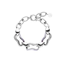 Paul Valentine Underwater Enamel Bracelet Silver