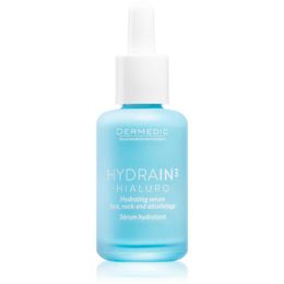 Dermedic Hydrain3 Hialuro feuchtigkeitsspendendes Hautserum für trockene bis sehr trockene Haut 30 ml