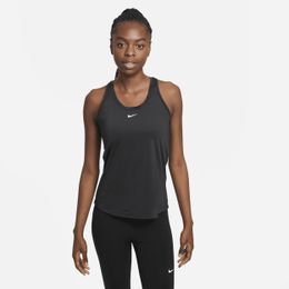 Nike Dri-FIT One Tankop in schmaler Passform für Damen - Schwarz