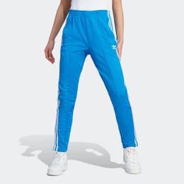 Sporthose adidas originals "SST CLASSIC TP" Gr. L, N-Gr, blau (bluebird) Damen Hosen