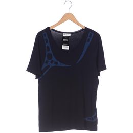 Ulla Popken Damen T-Shirt, marineblau, Gr. 42