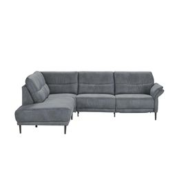 Wohnwert Ecksofa Maya ¦ grau ¦ Maße (cm): B: 268 H: 91 T: 221