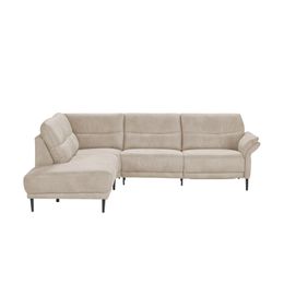 Wohnwert Ecksofa Maya ¦ beige ¦ Maße (cm): B: 268 H: 91 T: 221