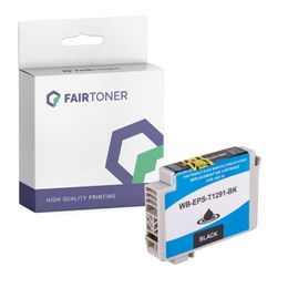 FairToner Kompatibel für Epson C13T12914012 / T1291 Druckerpatrone Schwarz