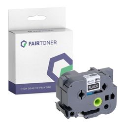 FairToner Kompatibel für Brother TZE-365 Schriftband 36mm/8m Weiss auf Schwarz