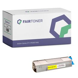 FairToner Kompatibel für OKI 43381905 Toner Gelb XL