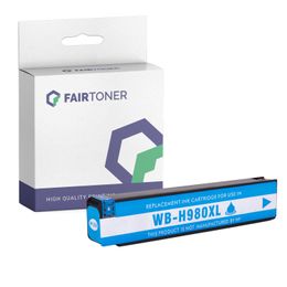 FairToner Kompatibel für HP D8J07A / 980 Druckerpatrone Cyan