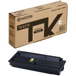 Original Kyocera Ecosys M 4125 idt (1T02P10NL0 / TK-6115K) Toner Schwarz