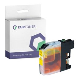 FairToner Kompatibel für Brother LC-123Y Druckerpatrone Gelb