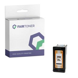 FairToner Kompatibel f&uuml;r HP PhotoSmart C 4500 Series (CB336EE / 350XL) Druckerpatrone Schwarz